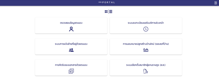 ระบบเลือกตั้งสมาชิกสภาผู้แทนราษฎร (ส.ส.) บน BORA Web Portal – สำนักบริหารการทะเบียน